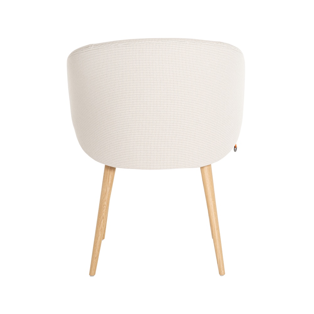 Chaise Neo Bicolore Avec Accoudoirs Pied En Bois | FOR ME LAB