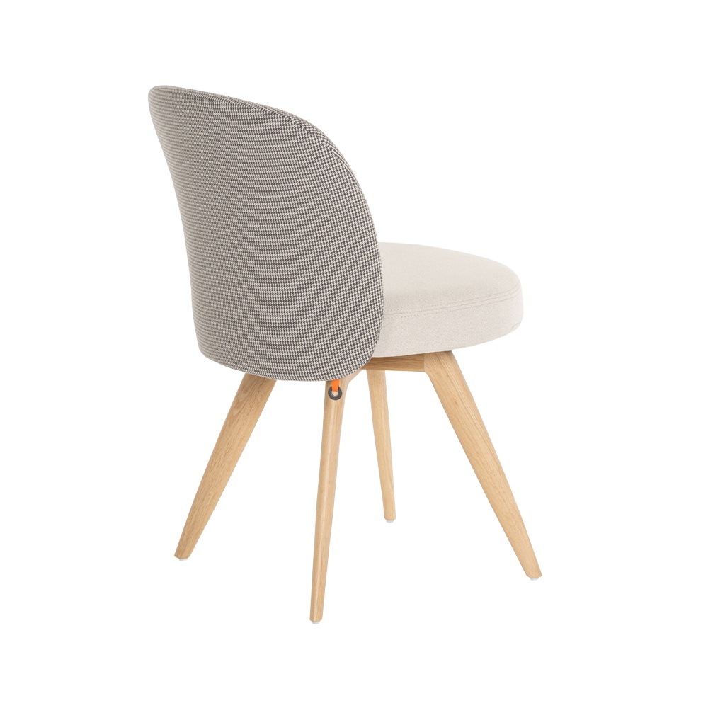 Chaise Neo Bicolore Pied Central En Bois | FOR ME LAB