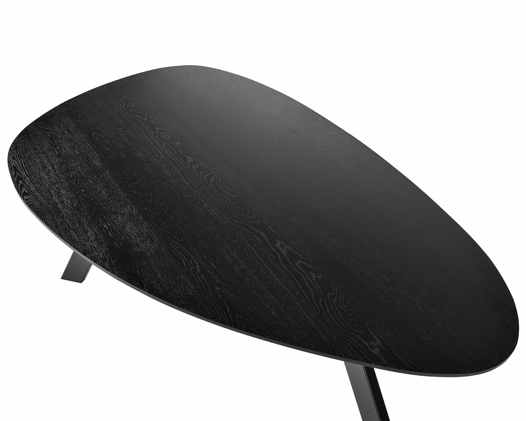 Table Organique en chêne massif pieds inclinés | FOR ME LAB