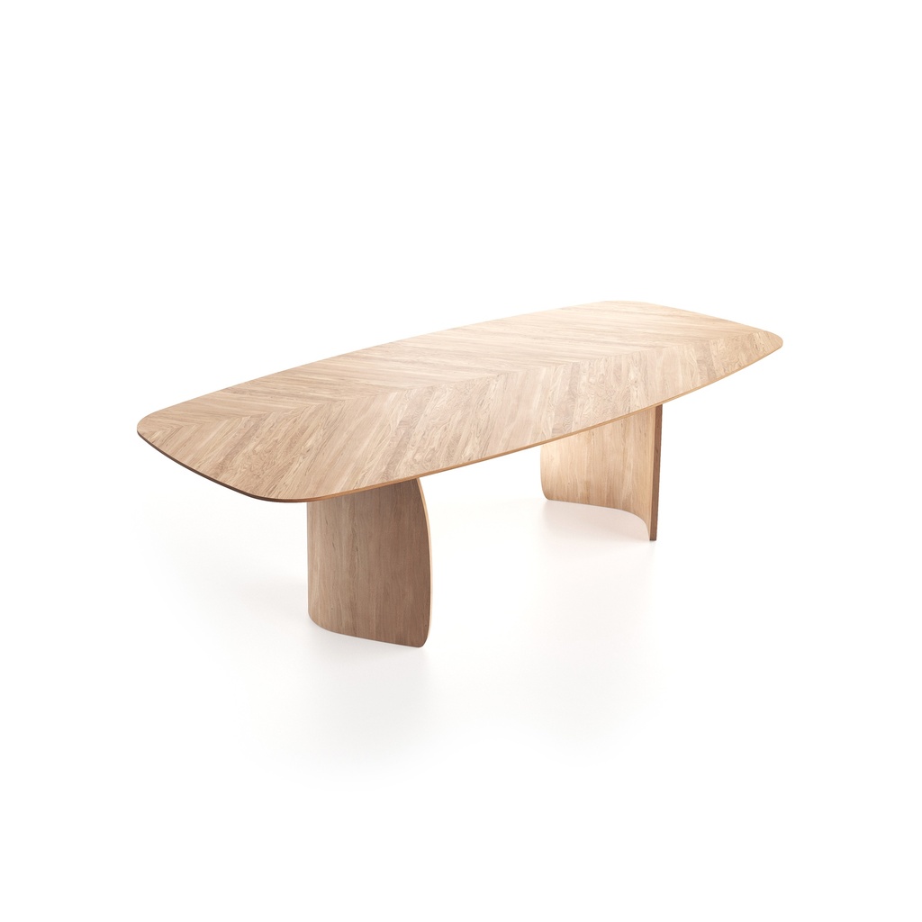 Table Dolmen Ovale Chevrons | FOR ME LAB